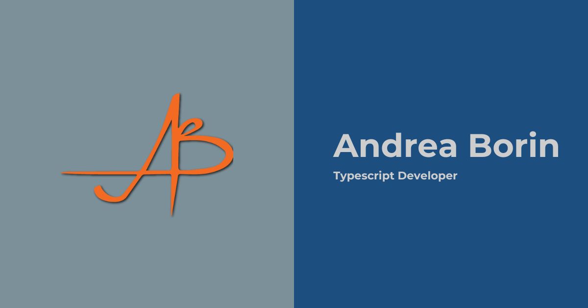 Andrea Borin Ndr | Typescript Developer
